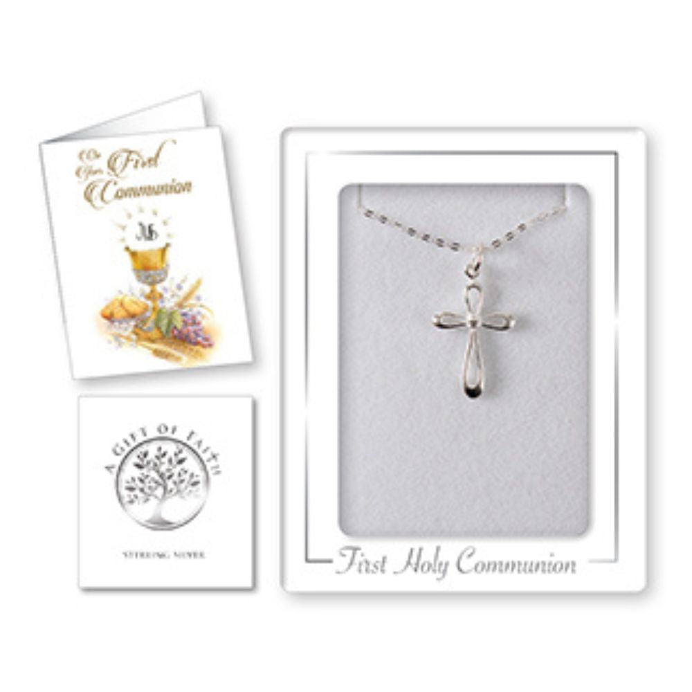 Communion Sterling Silver Cross Pendant – Horgan's of Blarney