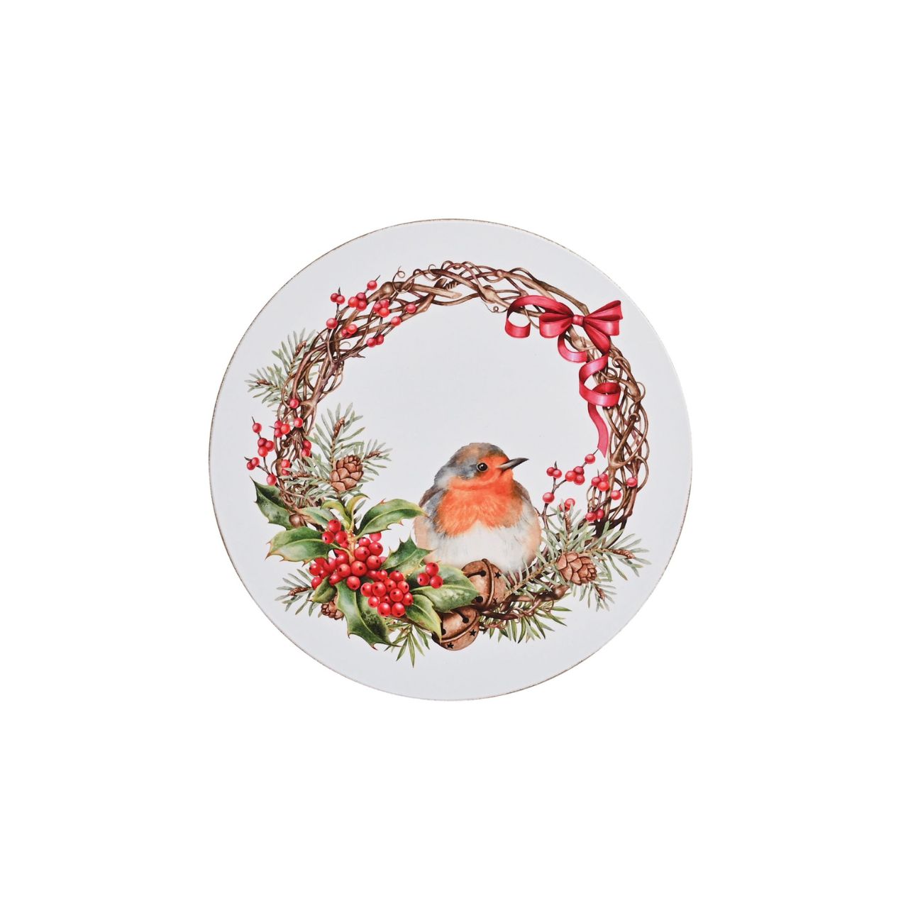 Country Christmas Robin Round Coasters Set – Horgan's of Blarney