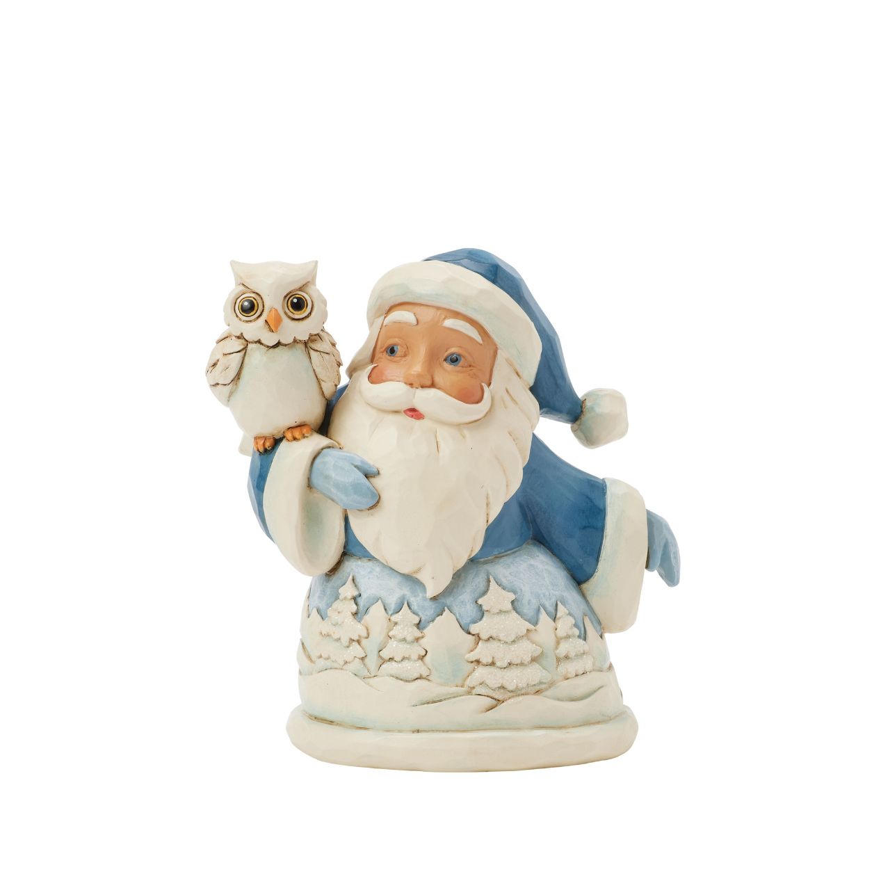 Jim Shore Blue Santa with Owl Mini Figurine – Horgan's of Blarney