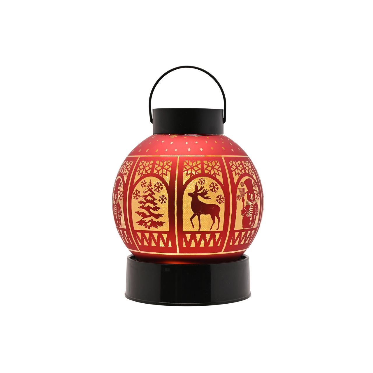 Regal Tidings Glass LED Round Lantern Christmas Windows – Horgan's of ...